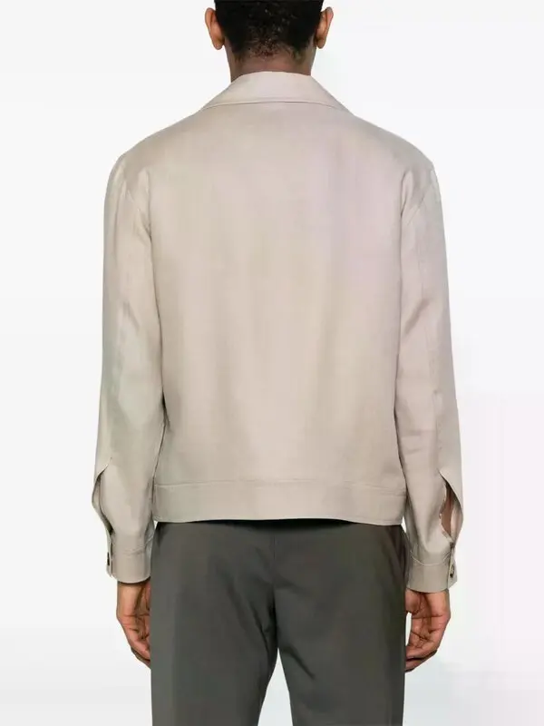 Tagliatore Linen Shirt Jacket