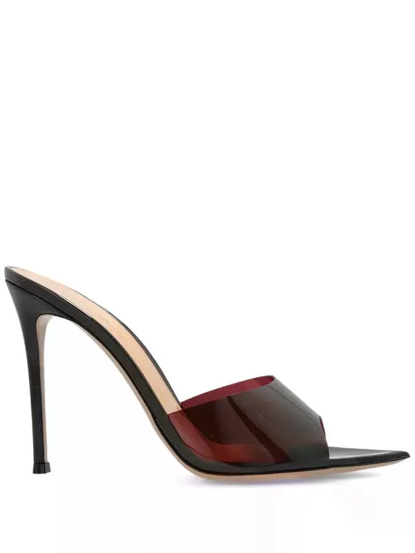 GIANVITO ROSSI 100mm Leather Heeled Mules