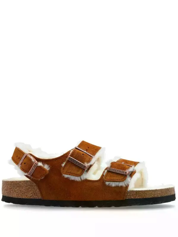 BIRKENSTOCK Milano Buckled Suede Sandals