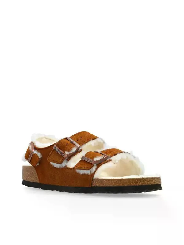 BIRKENSTOCK Milano Buckled Suede Sandals