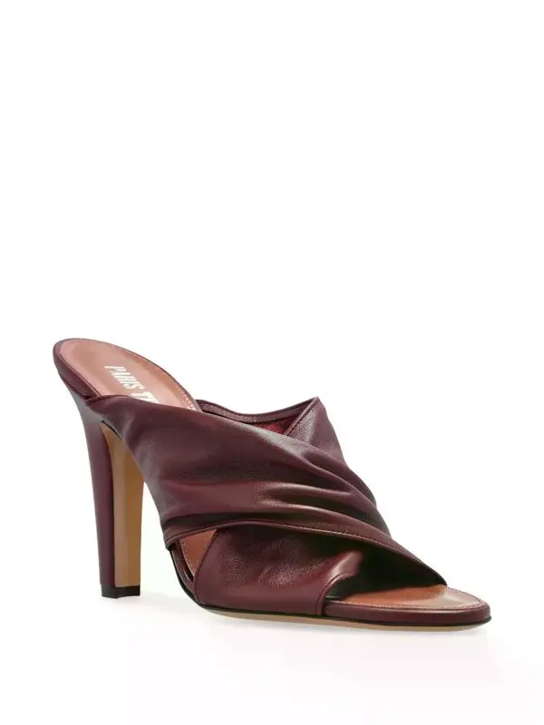 Paris Texas 100mm Maria Sandals - Red