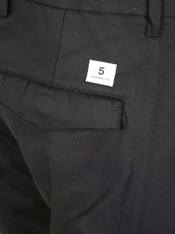 DEPARTMENT 5 Pressed-crease Trousers - Black