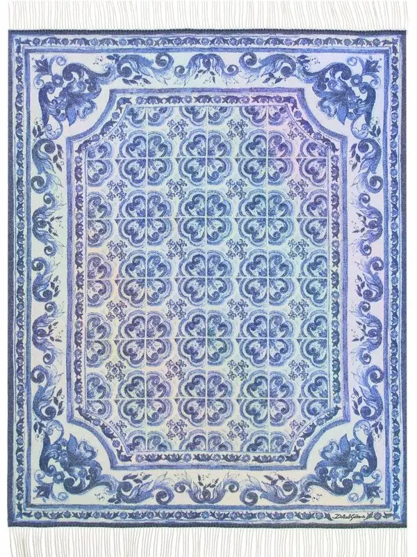 Dolce & Gabbana Mediterranean Jacquard Blanket