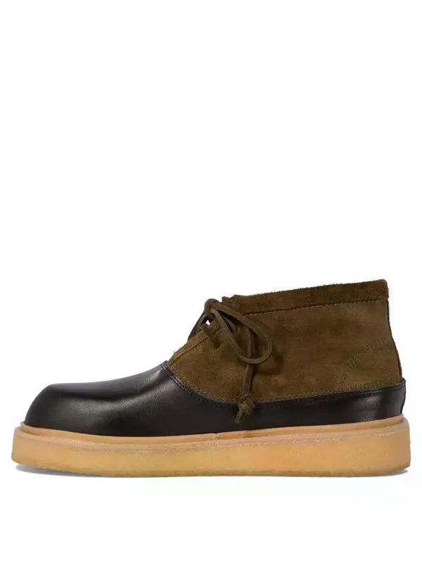 Marni Logo-tag Leather Ankle Boots