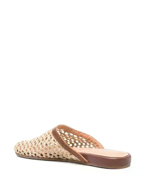 ANCIENT GREEK SANDALS Woven Mules - Neutrals