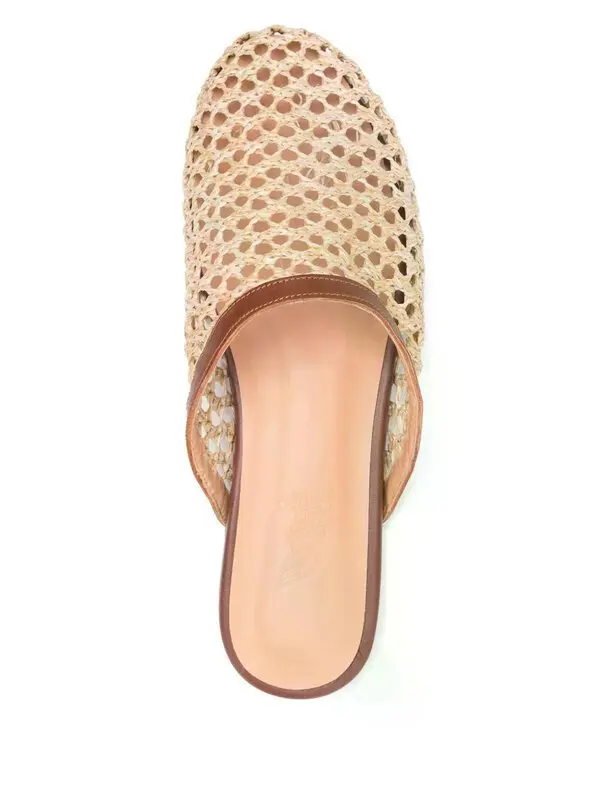 ANCIENT GREEK SANDALS Woven Mules - Neutrals