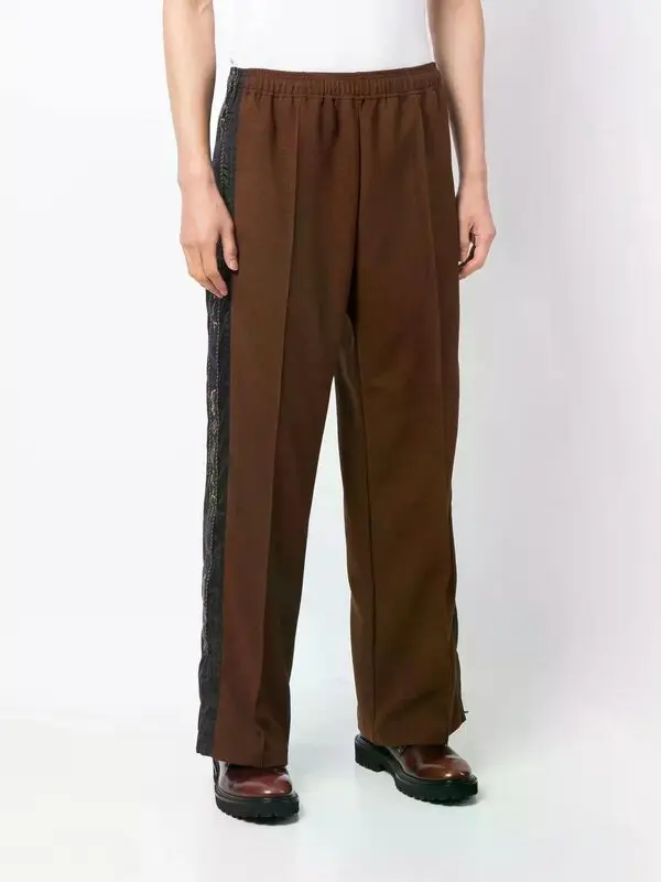 TOGA VIRILIS Side-stripe Straight-leg Trousers