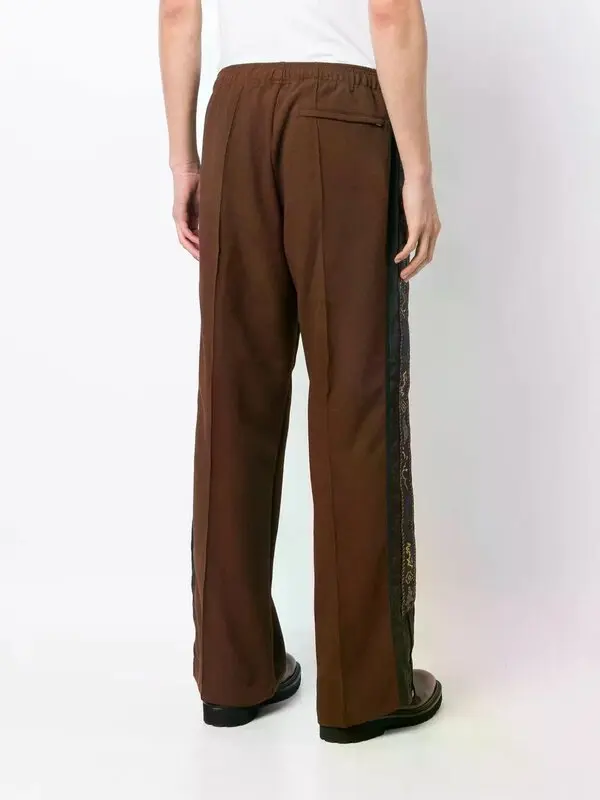TOGA VIRILIS Side-stripe Straight-leg Trousers