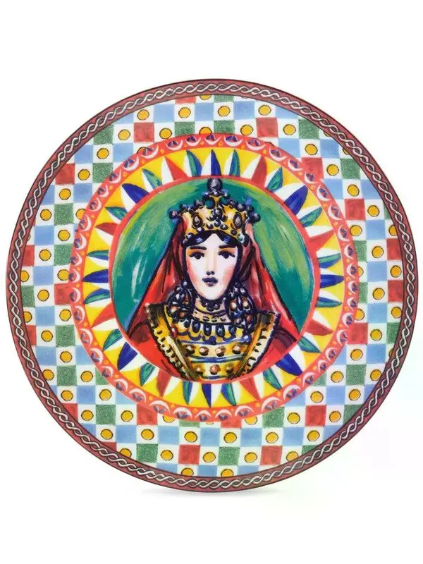 Dolce & Gabbana Porcelain Bread Plates - Multicolour