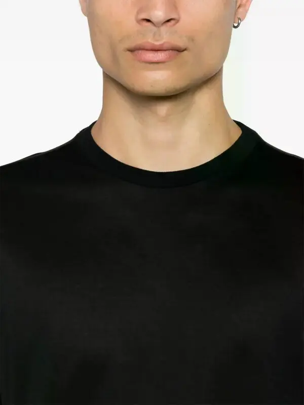 D4.0 Cotton T-shirt - Black