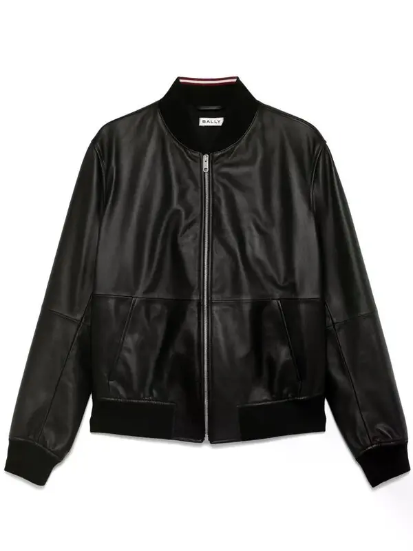 Bally Leather Bomber Jacket