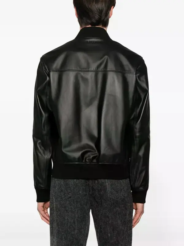Bally Leather Bomber Jacket