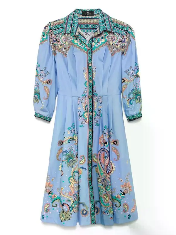Etro Paisley-print Midi Dress