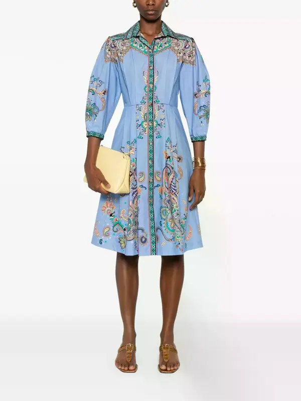 Etro Paisley-print Midi Dress