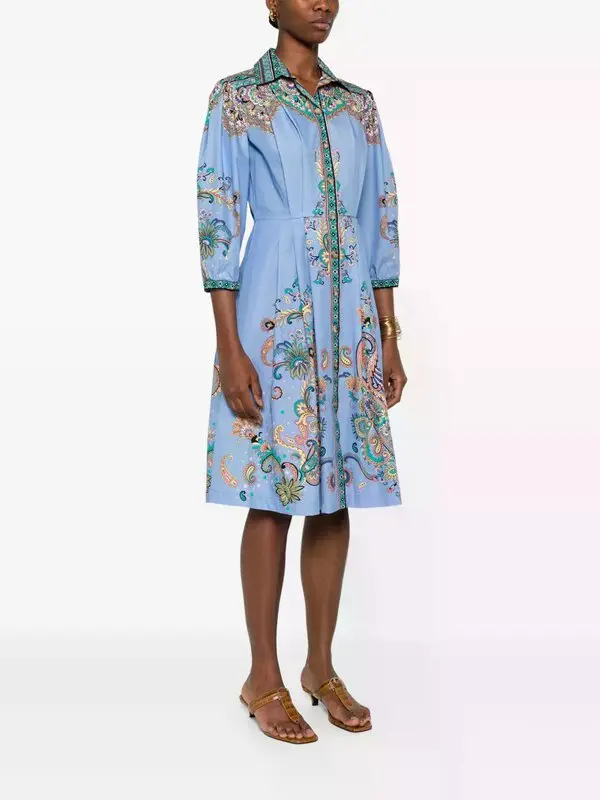 Etro Paisley-print Midi Dress