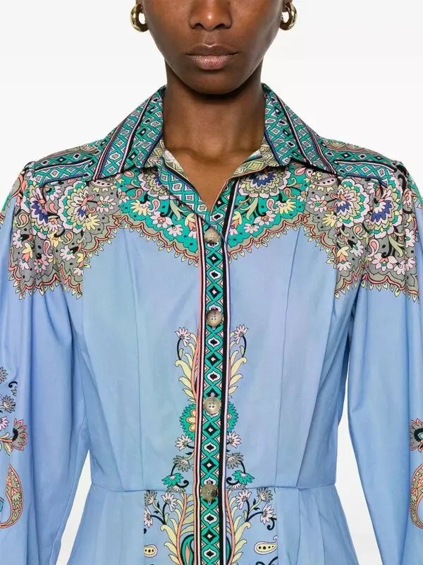 Etro Paisley-print Midi Dress
