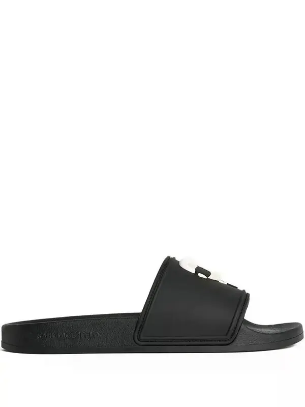 Karl Lagerfeld Logo-embossed Slides
