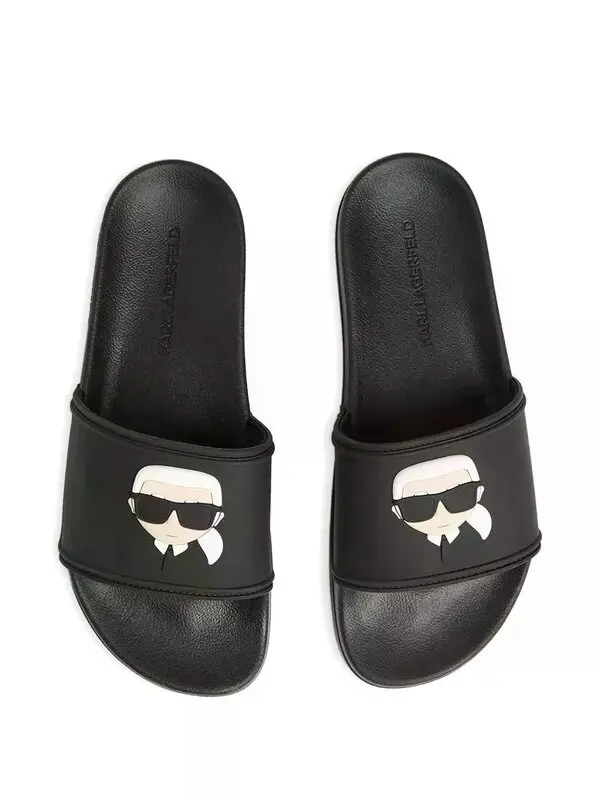 Karl Lagerfeld Logo-embossed Slides