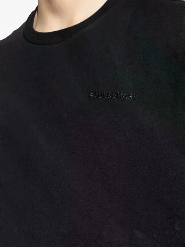Paul & Shark Logo-embroidered T-shirt