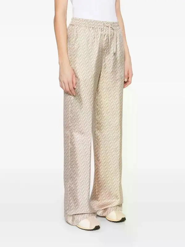 Herno Hanging Hook-print Trousers - Neutrals