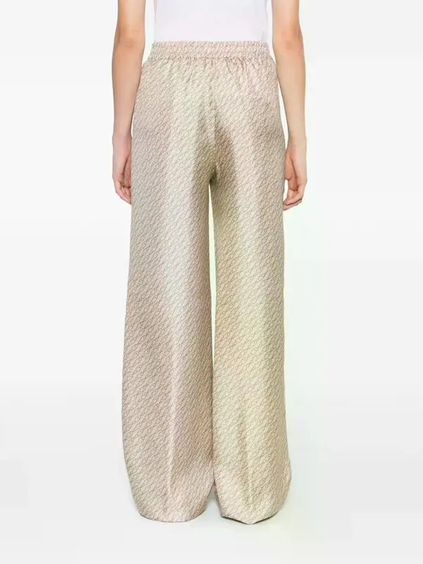Herno Hanging Hook-print Trousers - Neutrals