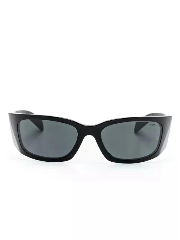 Prada Shield-frame Sunglasses - Black