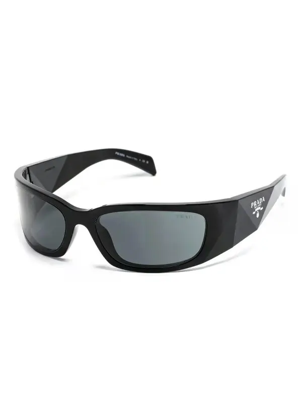 Prada Shield-frame Sunglasses - Black