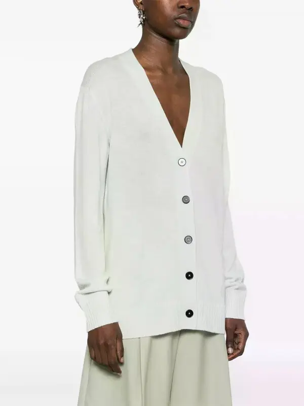 JIL SANDER Logo-embroidered Cardigan