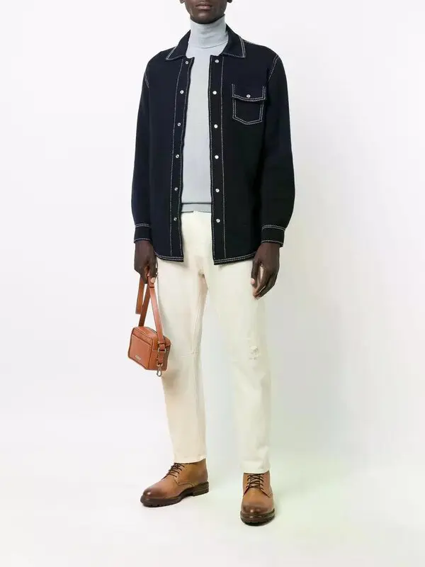BARRIE Flap-pocket Cashmere Overshirt