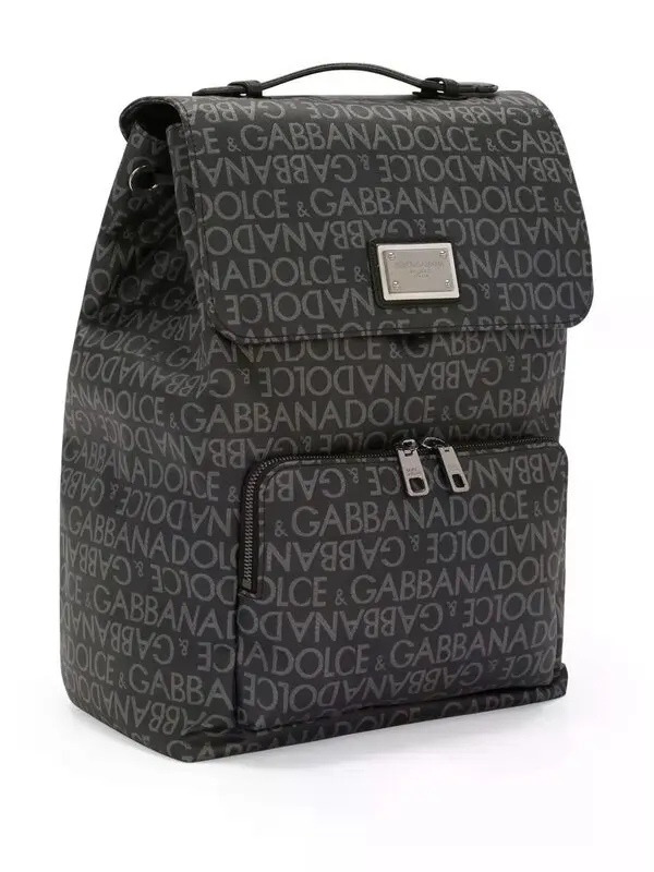 Dolce & Gabbana Coated Jacquard Backpack