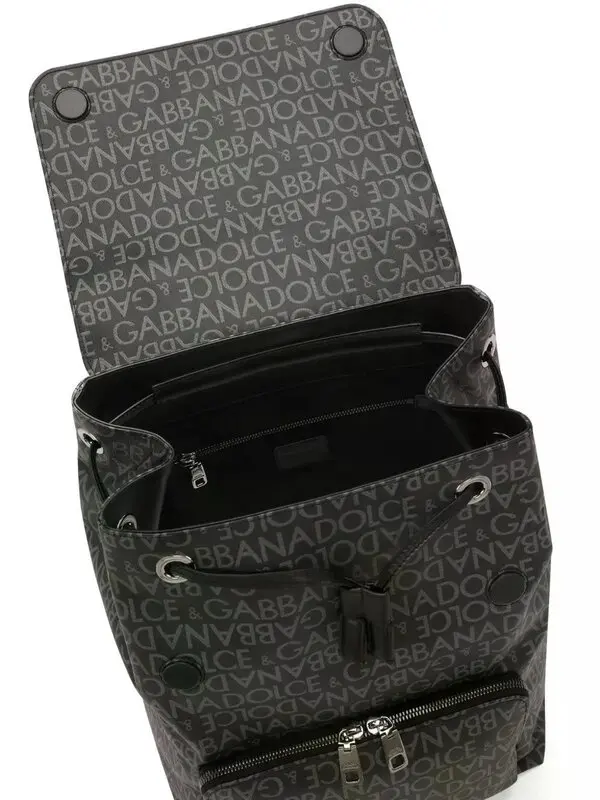 Dolce & Gabbana Coated Jacquard Backpack