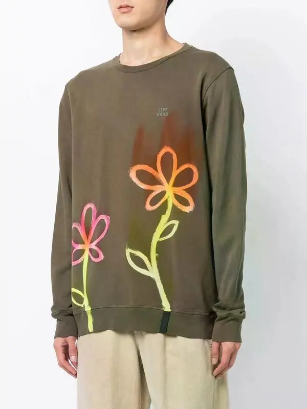 STAIN SHADE Graphic-print Long-sleeve T-shirt