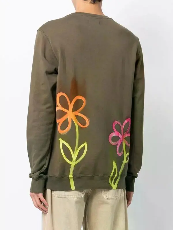 STAIN SHADE Graphic-print Long-sleeve T-shirt