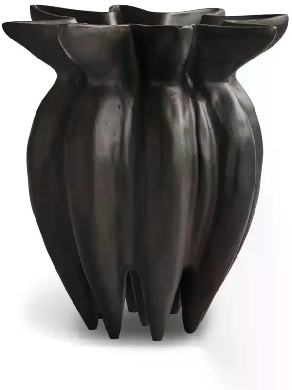 101 COPENHAGEN Lotus Ceramic Vase - Brown