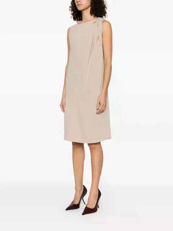 P.a.r.o.s.h Twist-detailing Midi Dress