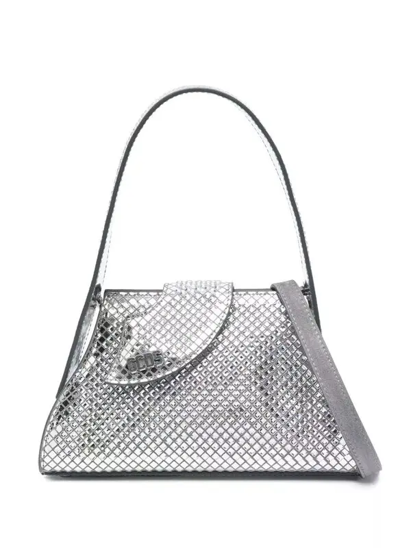 Gcds Comma Metallic Leather Bag