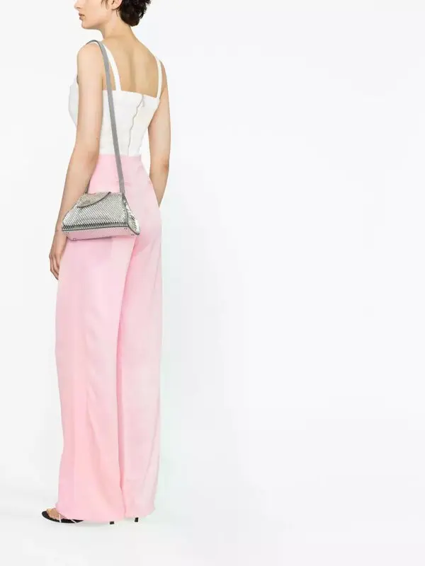 Gcds Comma Metallic Leather Bag