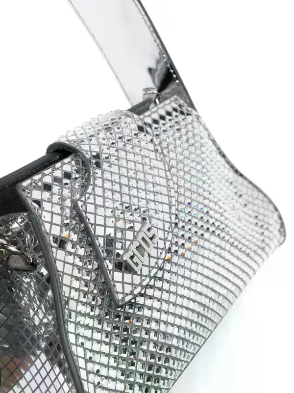 Gcds Comma Metallic Leather Bag