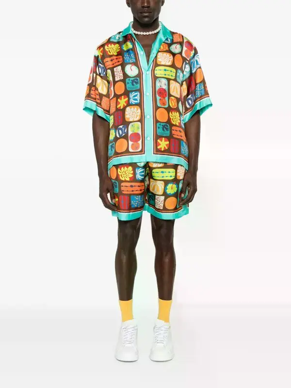 Dsquared2 Elastic-waistband Graphic Print Shorts