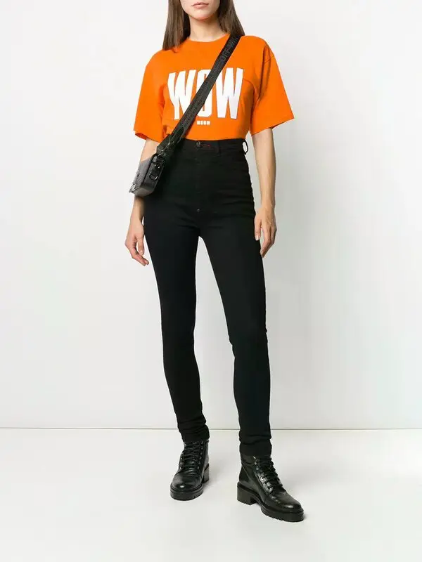Philipp Plein Super High Waist Jeggings - Black
