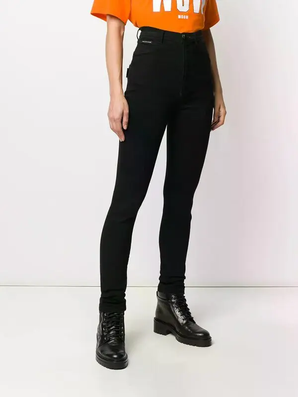 Philipp Plein Super High Waist Jeggings - Black