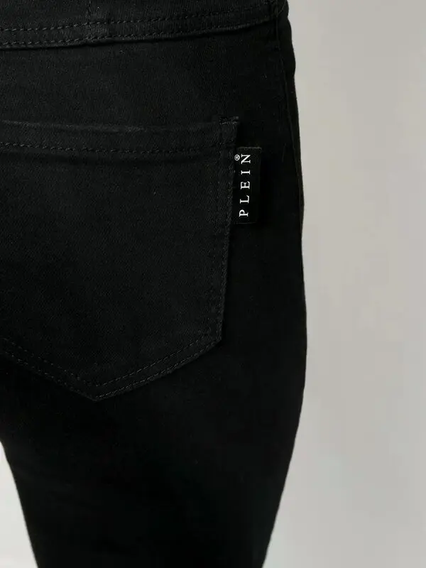 Philipp Plein Super High Waist Jeggings - Black