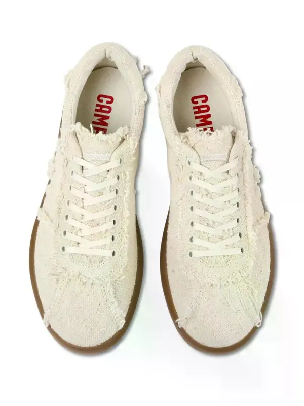 Camper Textured Woven-fabric Sneakers - Neutrals