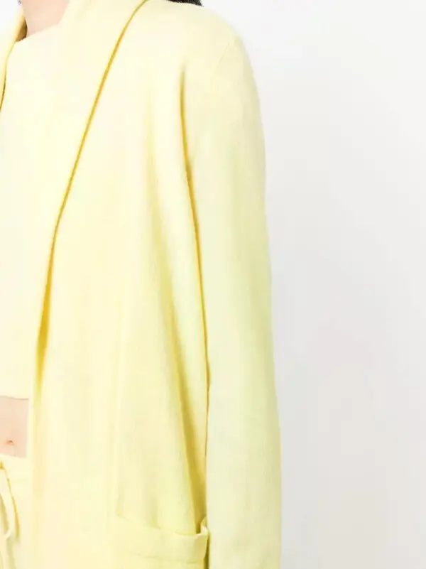 TEDDY CASHMERE Venezia Open-front Cashmere Cardigan - Yellow