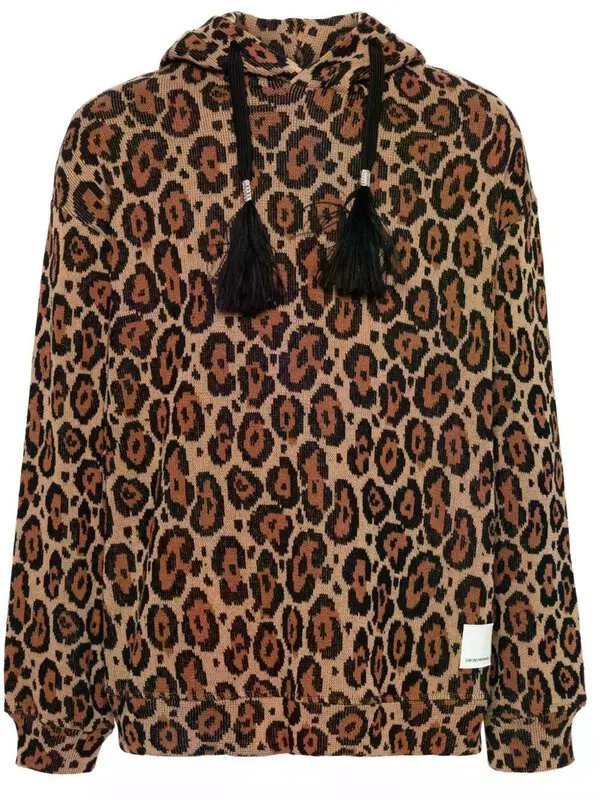 Emporio Armani Leopard-print Hoodie