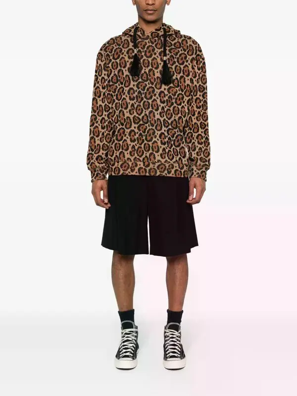 Emporio Armani Leopard-print Hoodie