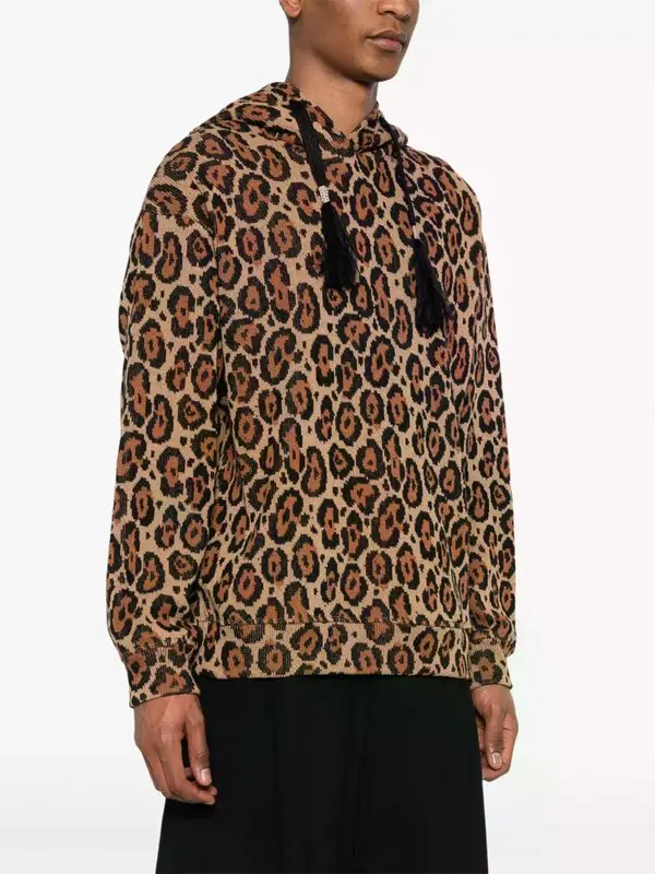 Emporio Armani Leopard-print Hoodie