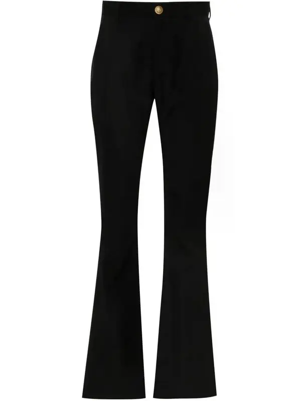 Balmain Twill Flared Trousers
