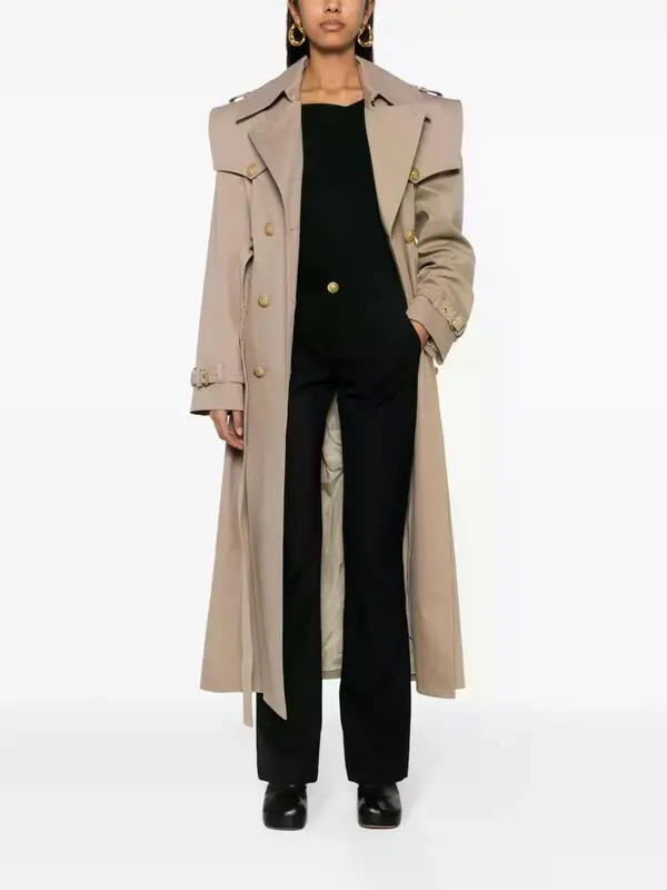 Balmain Twill Flared Trousers