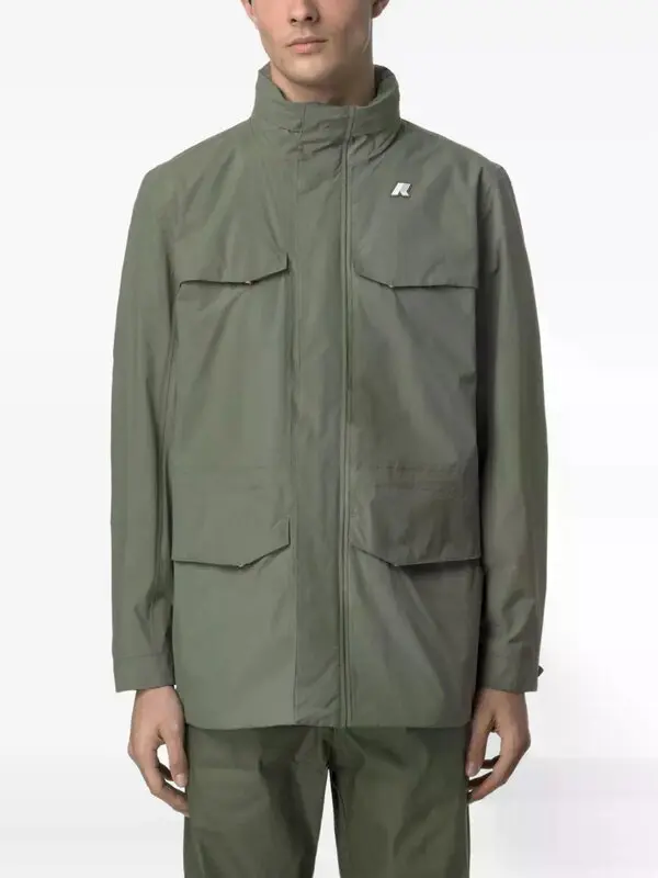 K-WAY Pocketed Jacket - Green